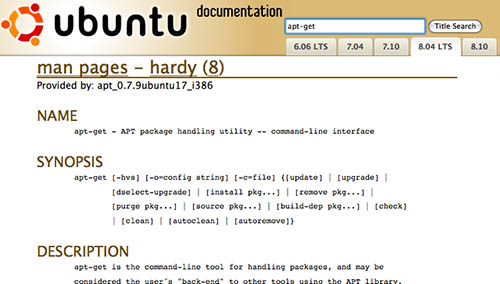 Ubuntu Manpage Repository Todas Las Páginas Del Man Disponibles