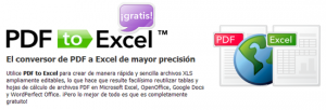 PDF to Excel, para convertir tus archivos PDF en planillas XLS | ElGeek