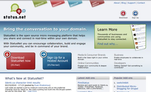 Crea tu propia red social con Status.Net | ElGeek