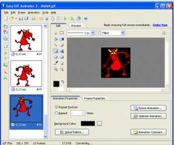 Crea animaciones GIF con Easy GIF Animator | ElGeek