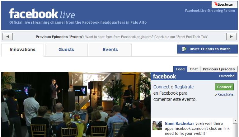 Retransmisión de eventos en vivo con Facebook Live | ElGeek
