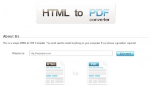 Convertir sitios web a PDF con Online HTML to PDF | ElGeek