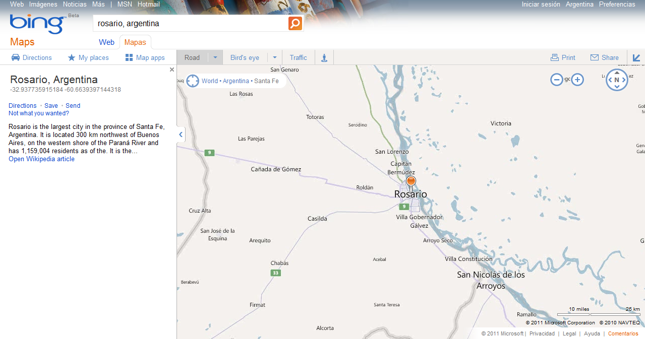 Microsoft cambia la interface de Bing Maps | ElGeek