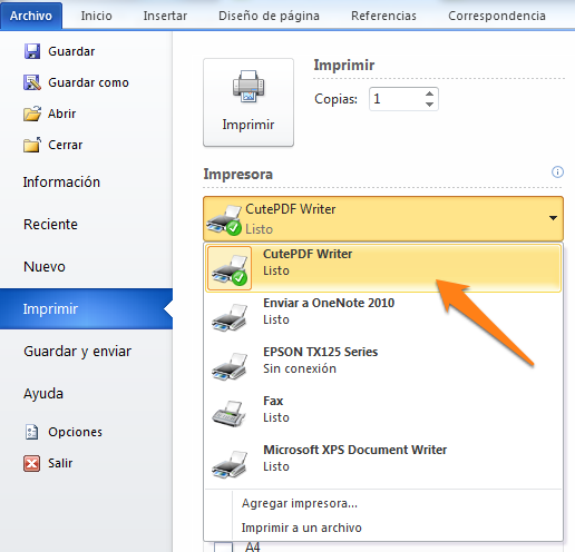 ¿Cómo imprimir archivos al formato PDF? (Windows) | ElGeek